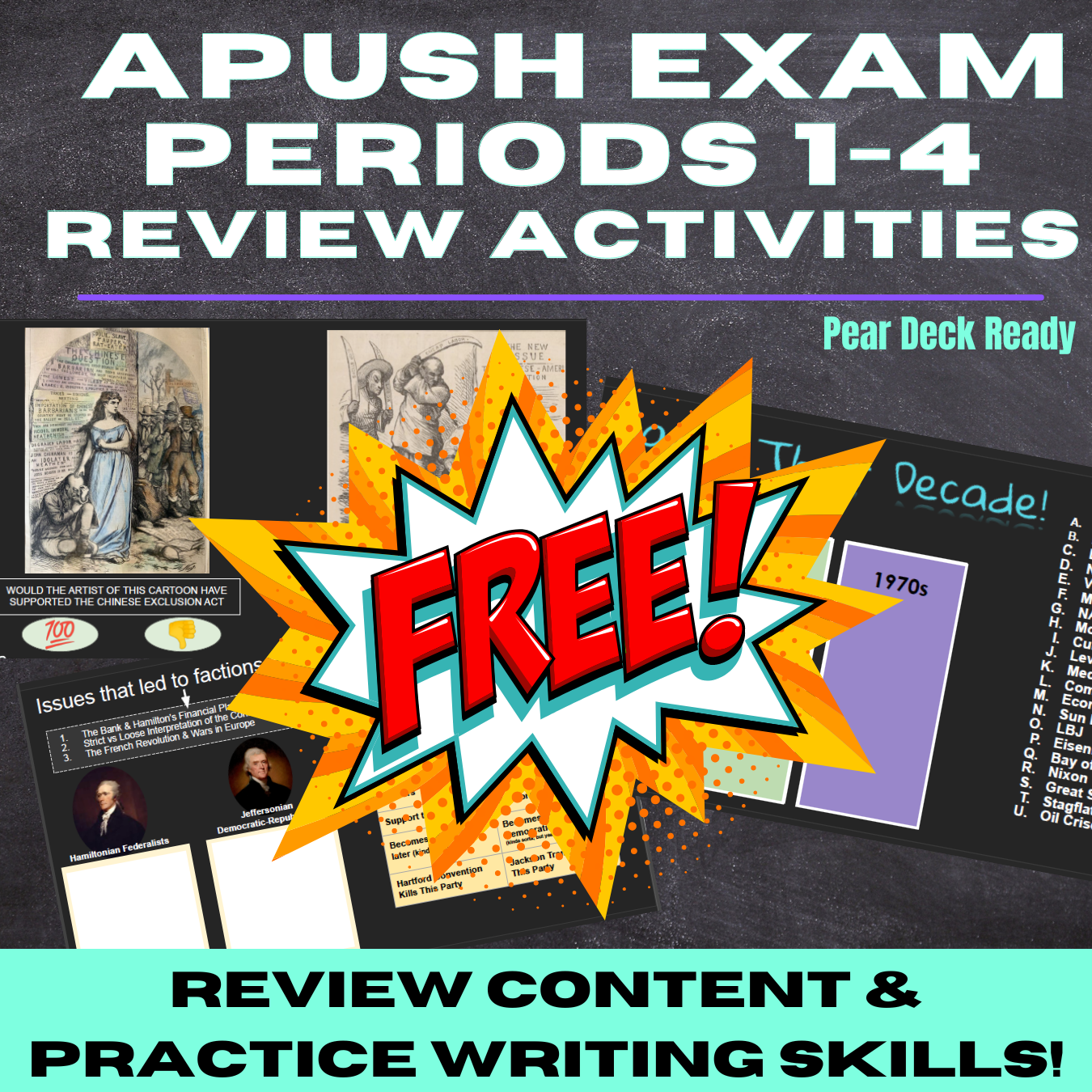Free APUSH Exam Review Activities period 1-4 – History For Humans
