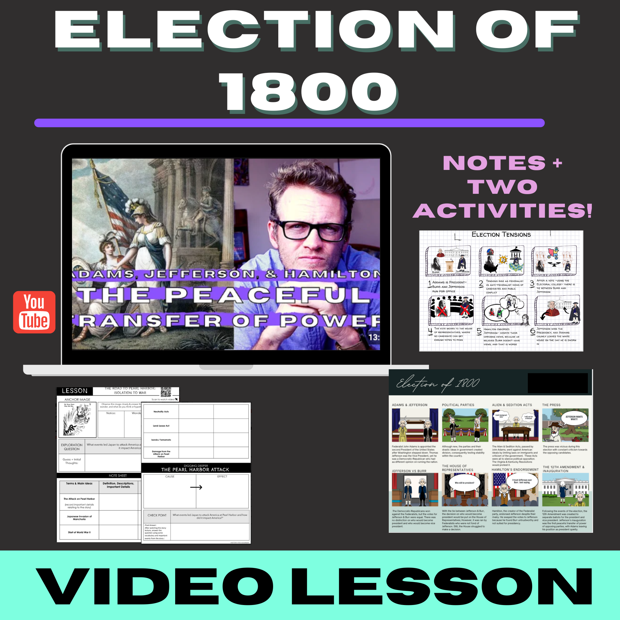 Election of 1800 & the Peaceful Transfer of Power – History For Humans