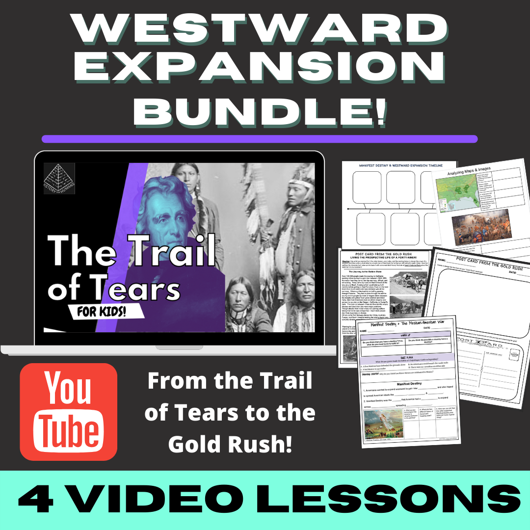🇺🇸 ️ Westward Expansions Unit BUNDLE Video Lessons – History For Humans